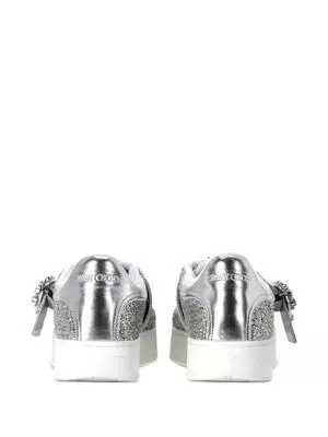 JIMMY CHOO Glitter Buckle Sneakers