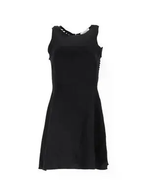 Sandro Cut-out Back Mini Dress - Black