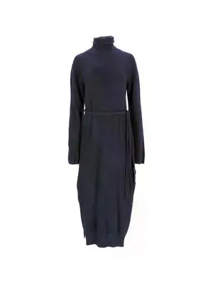 Nanushka Ribbed-knit Midi Dress - Blue