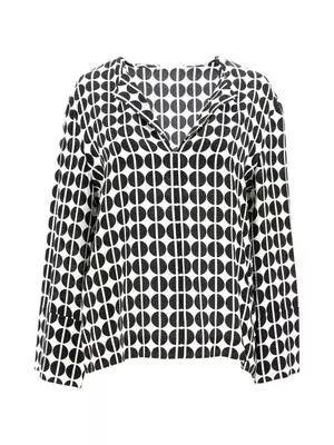 Etro Pattern Long-sleeve Top - White