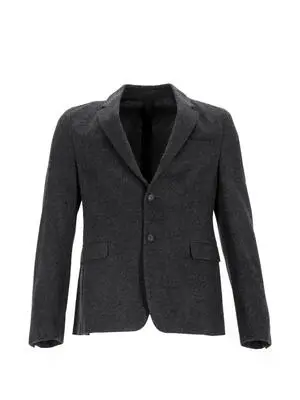 Prada Single-breasted Wool Blazer - Grey