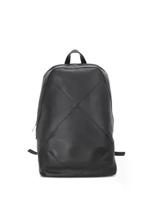 Bottega Veneta Intrecciato Leather Backpack - Black