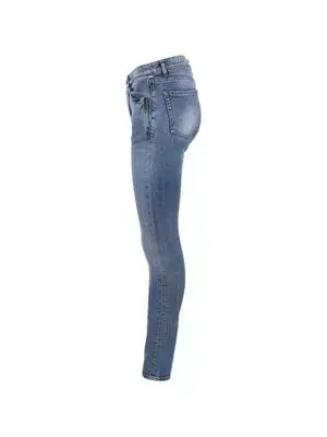 Saint Laurent Slim-fit Logo-embroidered Jeans