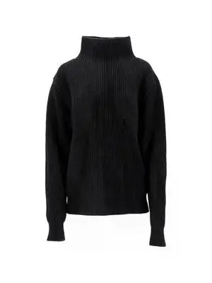 Mr P. Turtle-neck Sweater - Black