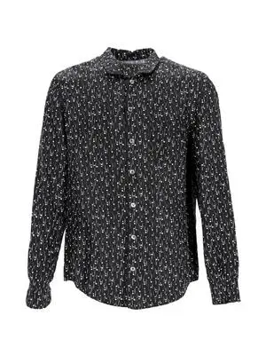 Dolce & Gabbana Printed Long-sleeve Shirt - Black