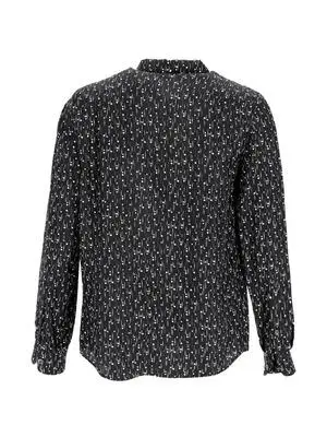 Dolce & Gabbana Printed Long-sleeve Shirt - Black