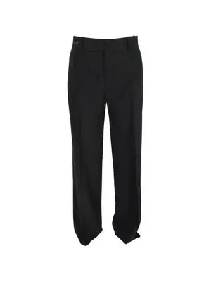 Chloé Pressed-crease Trousers - Black