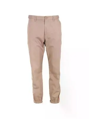 Gucci Side-stripe Trousers - Brown