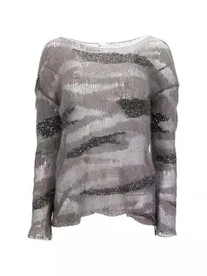 Saint Laurent Camouflage-patterned Sweater