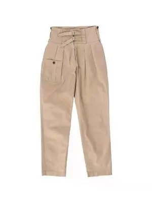 Dolce & Gabbana Double-belted Trousers - Neutrals