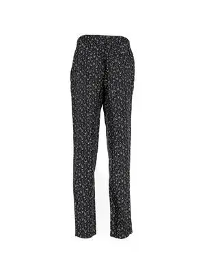 Dolce & Gabbana Straight-leg Printed Trousers - Black