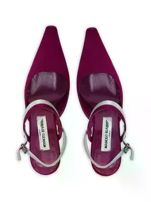 Manolo Blahnik Kitten-heel Pumps