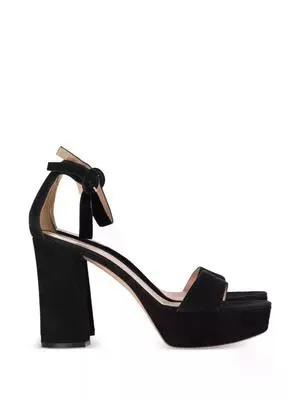 GIANVITO ROSSI Ankle-strap Platform-heel Sandals - Black