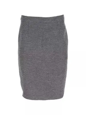 LANVIN Wool Pencil Midi Skirt