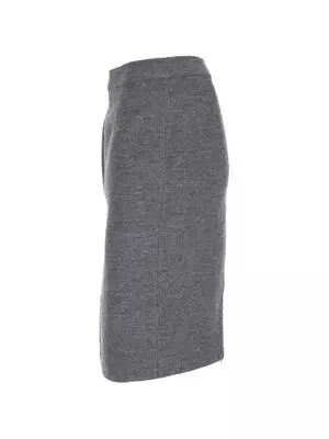 LANVIN Wool Pencil Midi Skirt