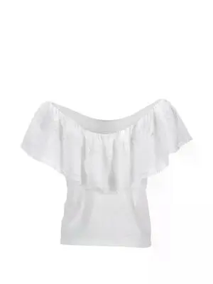 Sandro Off-the-shoulder Cotton Blouse