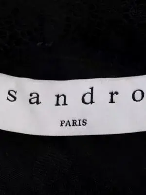 Sandro Lace-detail Blouse