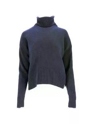 Prada Ribbed Turtleneck Sweater - Blue