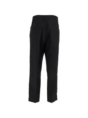 Saint Laurent Pleated Drawstring Trousers