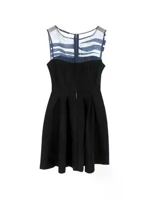 Maje Pleated Sleeveless Mini Dress