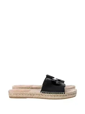 Gucci Interlocking G Leather Espadrilles