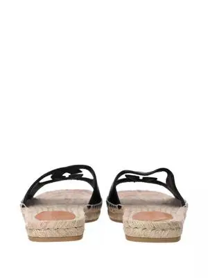 Gucci Interlocking G Leather Espadrilles