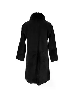 Max Mara Hidden-buttoned Shearling Coat
