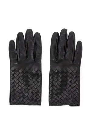 BOTTEGA VENETA Intrecciato-leather Gloves
