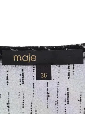 Maje Route Gathered Midi Dress