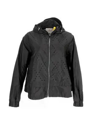 Moncler Vintage Hooded Perforated Jacket - Black