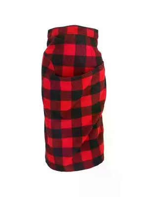 Marni Check-print Midi Skirt - Red