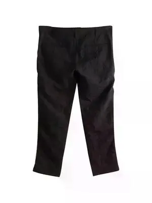 ANN DEMEULEMEESTER VINTAGE Vintage Cropped Stripe Side Trousers