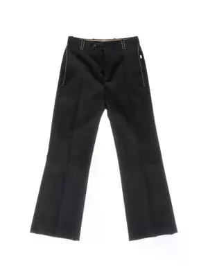 Chloé Straight-leg Cropped Trousers - Black