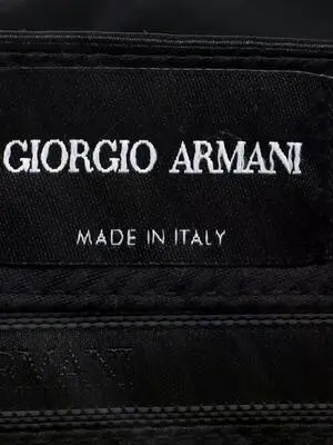 Giorgio Armani Wide-leg Trousers - Black