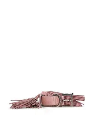 Givenchy Tassel Buckle Leather Belt - Pink