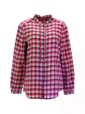 Burberry Checkered Shirt - Red