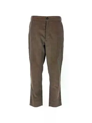 AMI Paris Cropped Corduroy Trousers