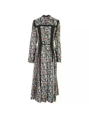 LANVIN 2015 Mosaic-print Maxi Dress