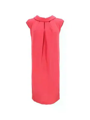 Max Mara Pleated Shift Dress - Pink