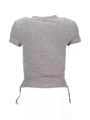 REFORMATION Ribbed Drawstring T-shirt