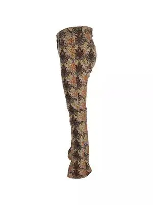 Etro Printed Flared Trousers