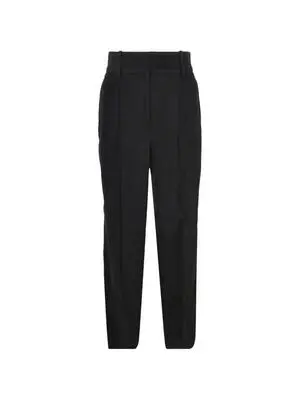Givenchy High-rise Straight-leg Trousers - Black