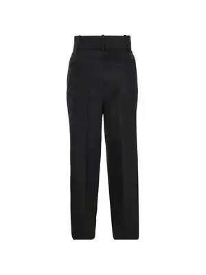 Givenchy High-rise Straight-leg Trousers - Black
