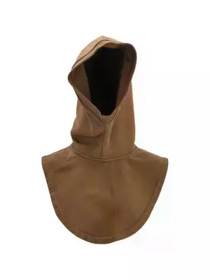 Burberry Cotton Hooded Dickey - Brown