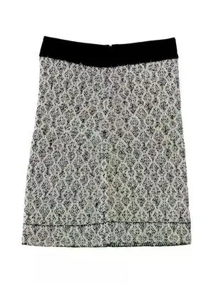 Sandro Jazz Geometric Jacquard Skirt