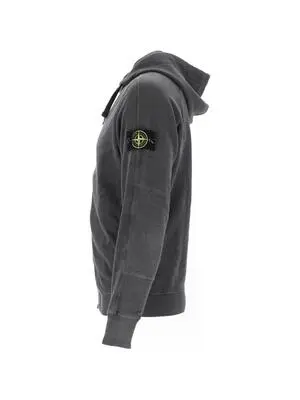 Stone Island Patch Zipped Hoodie