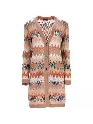 Missoni Button-up Long Cardigan - Neutrals