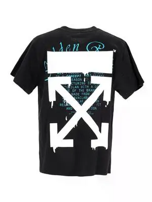 Off-White Dripping Arrows Cotton T-shirt