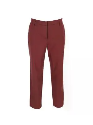 Brunello Cucinelli Straight-leg Wool Trousers - Red