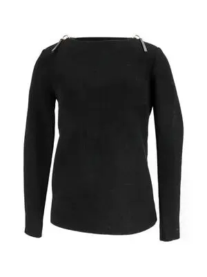 Marni Shoulder-zip Sweater - Black